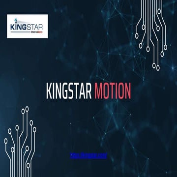 KINGSTAR Motion comprehensive set of software | PPT