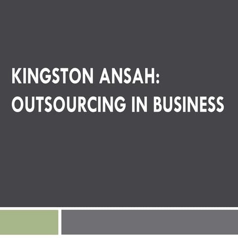 Kingston Ansah | PPT