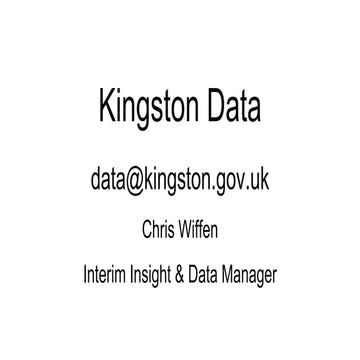 Kingston Data Observatory | PPT