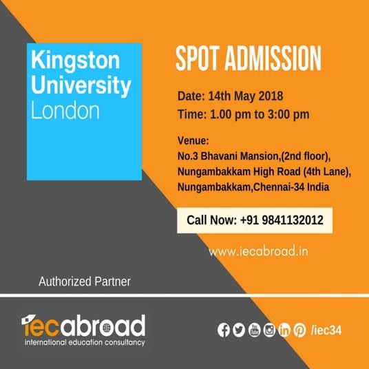 Kingston university spot admission! | PPT