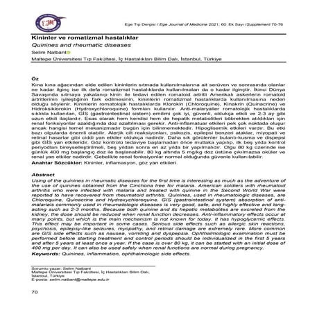 Kininler ve romatizmal hastal klar[#864171]-1519543 | PDF