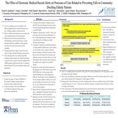 The Effect of Electronic Medical Record Alerts on Processes of Care ...