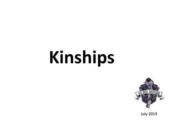 Module 2: KINSHIP, MARRIAGE AND THE HOUSEHOLD | PPT