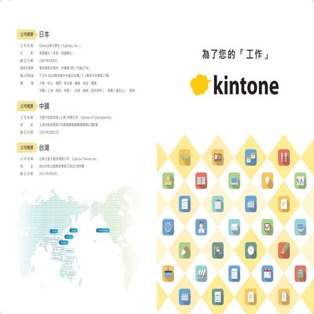 kintone catalog 繁体字 | PPT