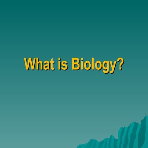 K@intro biology | PPT