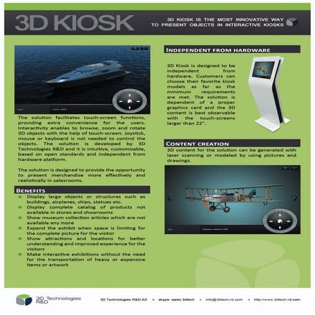 3D Kiosk Brochure | PDF
