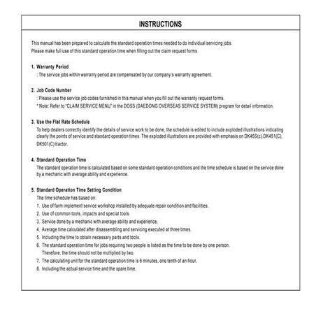 Kioti Daedong CK30 Tractor Parts Catalogue Manual.pdf