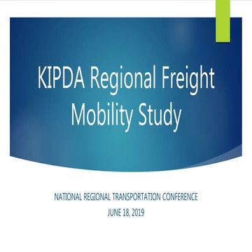 KIPDA Regional Freight Mobility Study | PPTX