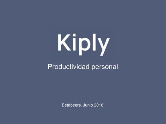 Presentación eTime | PPT