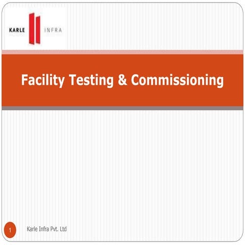 Testing And Commissioning | PPTX