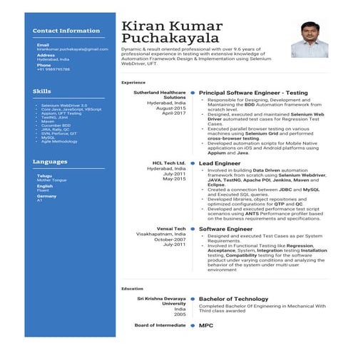 Kiran cv | PDF