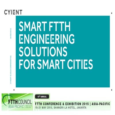 Smart FTTH Engineering Solutions for Smart Cities | PPT