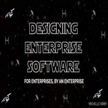 Designing Enterprise Software Pptx Business Business And Finance