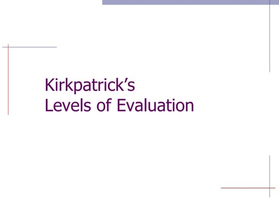 Evaluation form level 2 | PDF