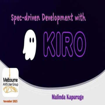 Spec-Driven Development with Kiro: Elevating Software Quality ...