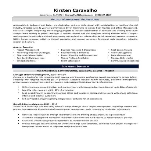 Kirsten caravalho resume | DOC