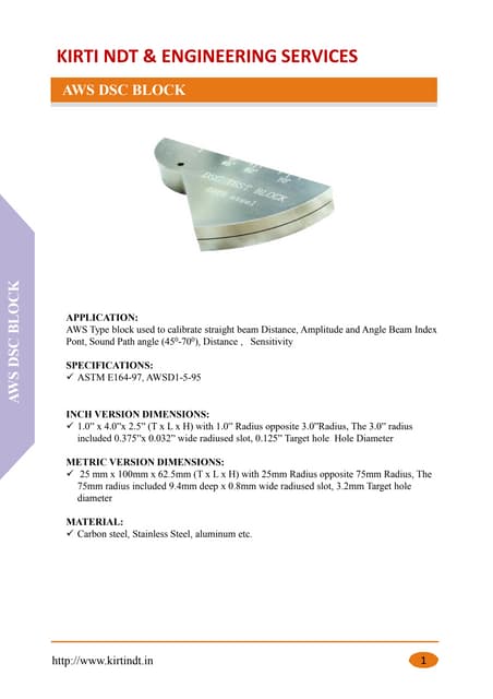Phased array type a block | PDF