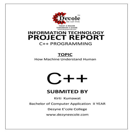 BCA 2nd year C++ File