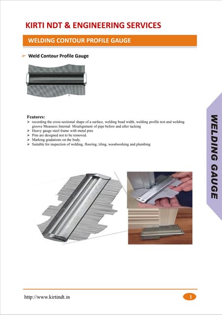 Taper weld gauge | PDF