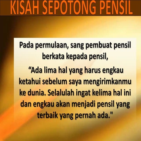 Kisah Pensil Pptx
