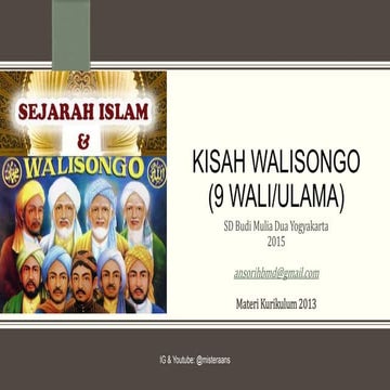 Kisah Walisongo Ppt