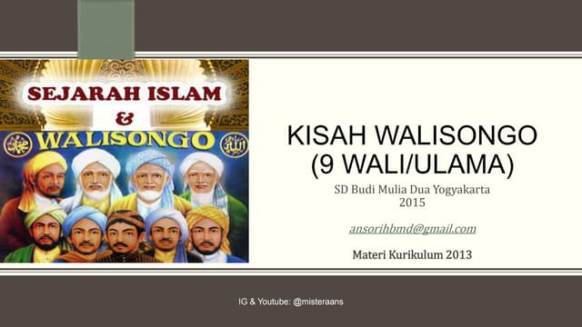 Kisah Walisongo Ppt