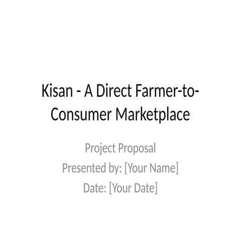 Kisan_Project_Proposal for bca 6th sem.pptx