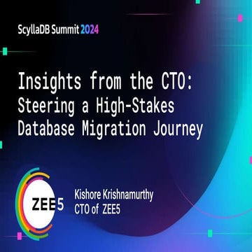 CTO Insights: Steering a High-Stakes Database Migration | PPTX | Databases | Computer Software ...