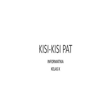 KISI-KISI PAT Informatika.pptx
