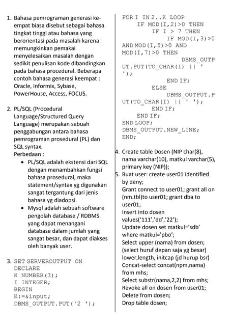 Kisi2 generasi ke 4 | DOC