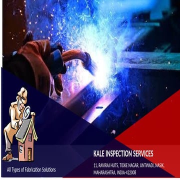 KALE INSPECTION SERVICES FOR WELDING AND NDT SERVICES | PPTX