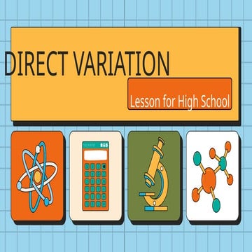 HIGH SCHOOL BASIC MATHEMATICS DIRECT VARIATION | PPTX
