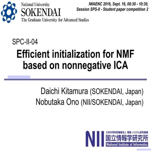 Efficient Initialization For Nonnegative Matrix Factorization Based On Nonnegative Independent 1694