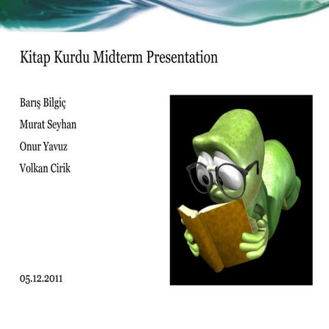 Kitap kurdu midterm presentation | PDF | Desktop Publishing | Computer Software and Applications