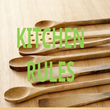 KITCHEN-RULES powerpoint presentation pp | PPTX