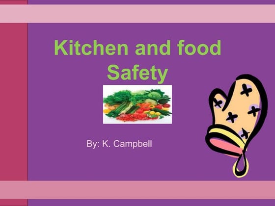 KITCHEN SAFETY PRESENTATION | PPT
