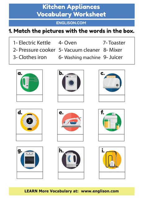 Color names worksheet | PDF