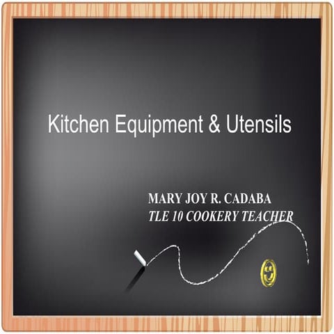 Kitchen equipment | PPT