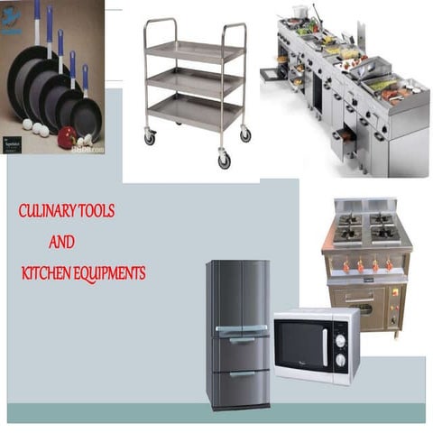 Kitchen equipments | PPTX