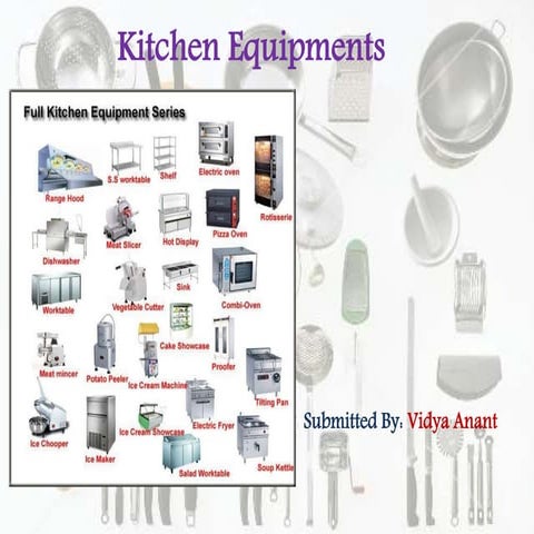 Kitchen equipments | PPTX