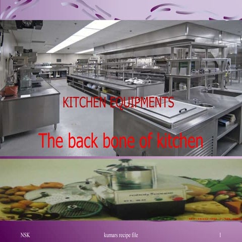 Kitchen equipments | PPT