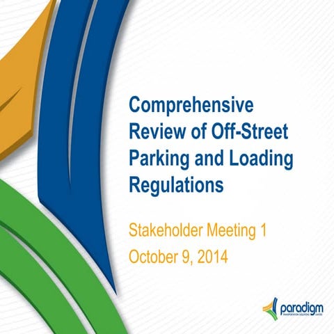 On street and off street parking | PDF