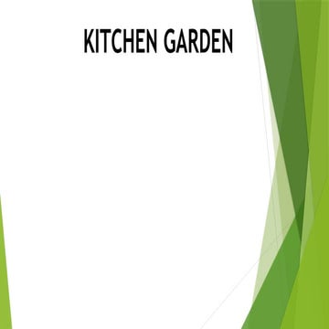KITCHEN GARDEN.(Vegetable gardening)pptx | PPTX