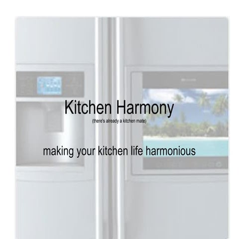 Kitchen harmony | PPT | Business | Business and Finance
