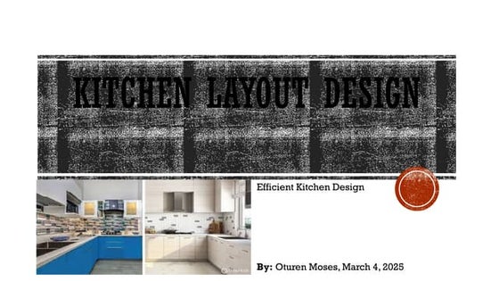 (TLE) Kitchen Layouts Presentation | PPTX | Home Appliances | Home & Garden
