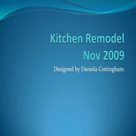 Kitchen Remodel 1 | PPTX