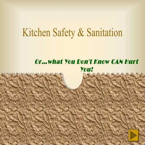 Kitchen safety part 1 powerpoint | PPT