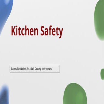 Handling Basic Kitchen Safety Practices. | PPTX