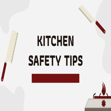 Kitchen safety .How to be safe in the kitchen | PPT