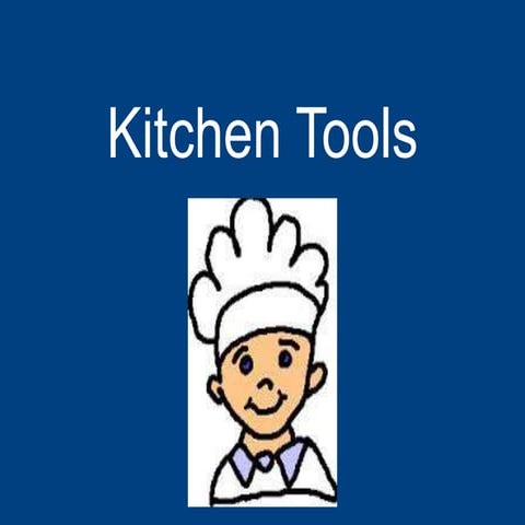 Kitchen tools | PPT